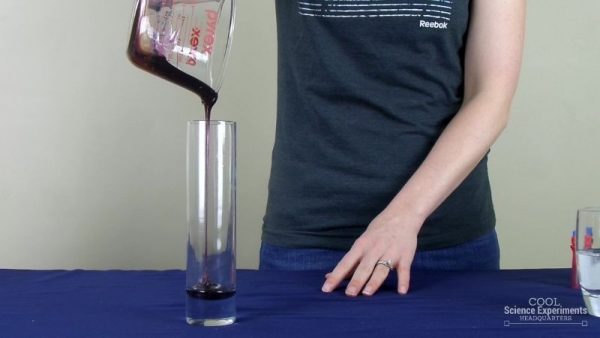 Rainbow in a Jar Science Experiment