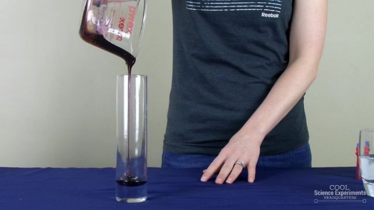 Rainbow in a Jar Science Experiment