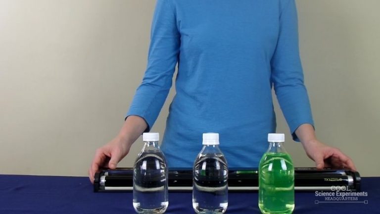 Glowing Water Science Experiment