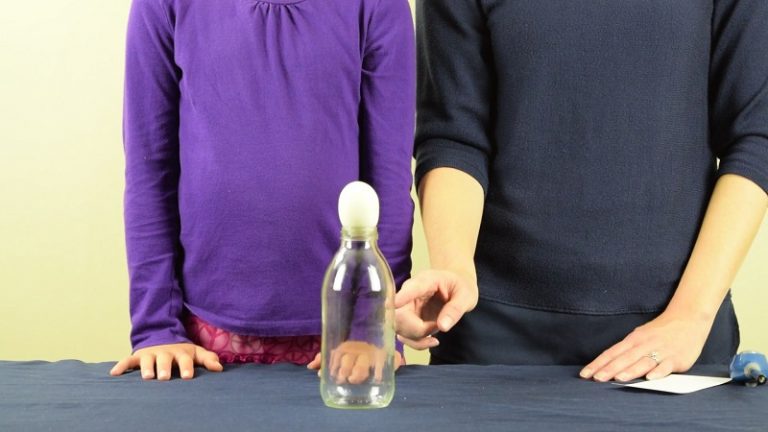 Egg in a Bottle Science Experiment