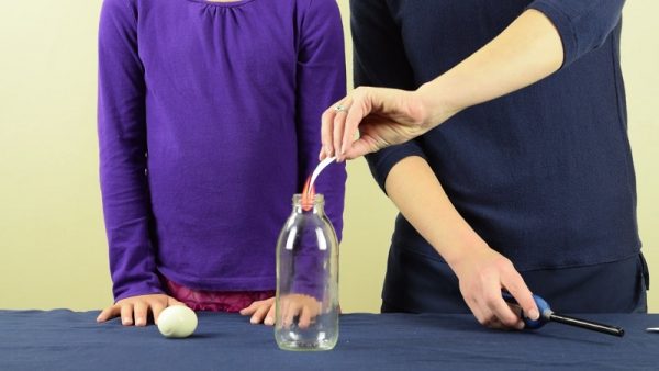 Egg in a Bottle Science Experiment
