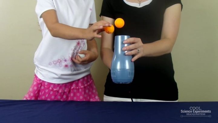 Floating Ping Pong Ball Science Experiment