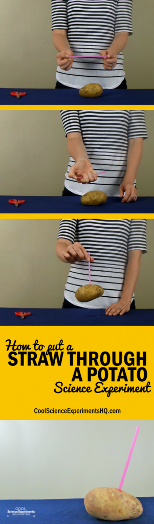 Straw Through a Potato Science Experiment