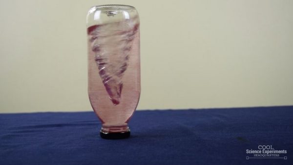 Tornado in a Bottle Science Experiment - Easy to Follow Steps & Video