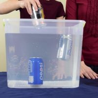 Floating and Sinking Soda Pop Cans Science Experiment