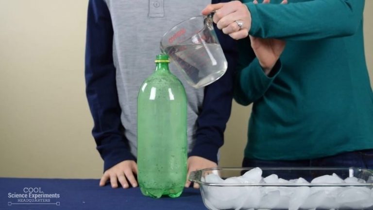 Crush a Plastic Bottle Science Experiment