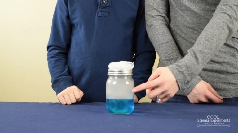 Make a Cloud Form in a Jar Science Experiment