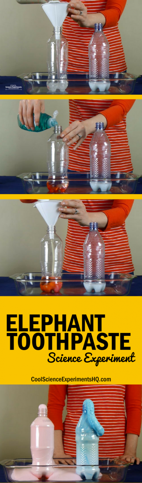Elephant Toothpaste Science Experiment