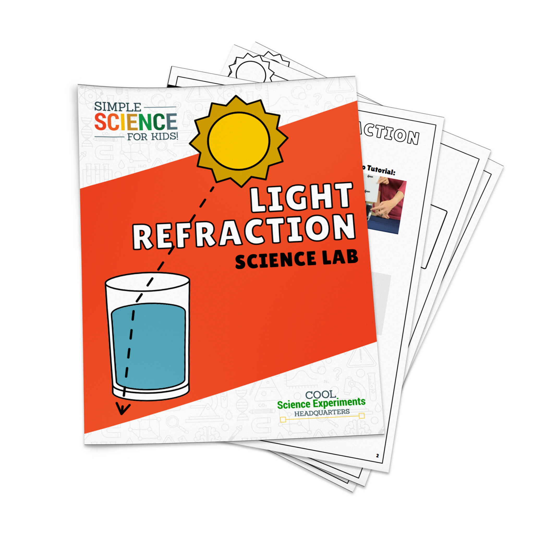 Cool Light Refraction Science Experiment - Arrow Changes Direction!