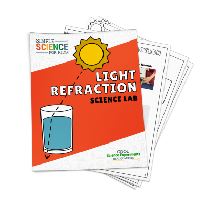 Cool Light Refraction Science Experiment - Arrow Changes Direction!
