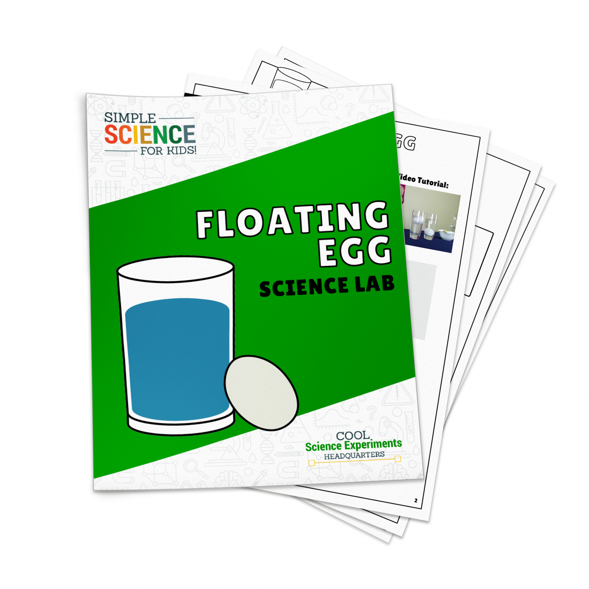 Floating Egg Science Lab Kit - Cool Science Experiments Headquarters