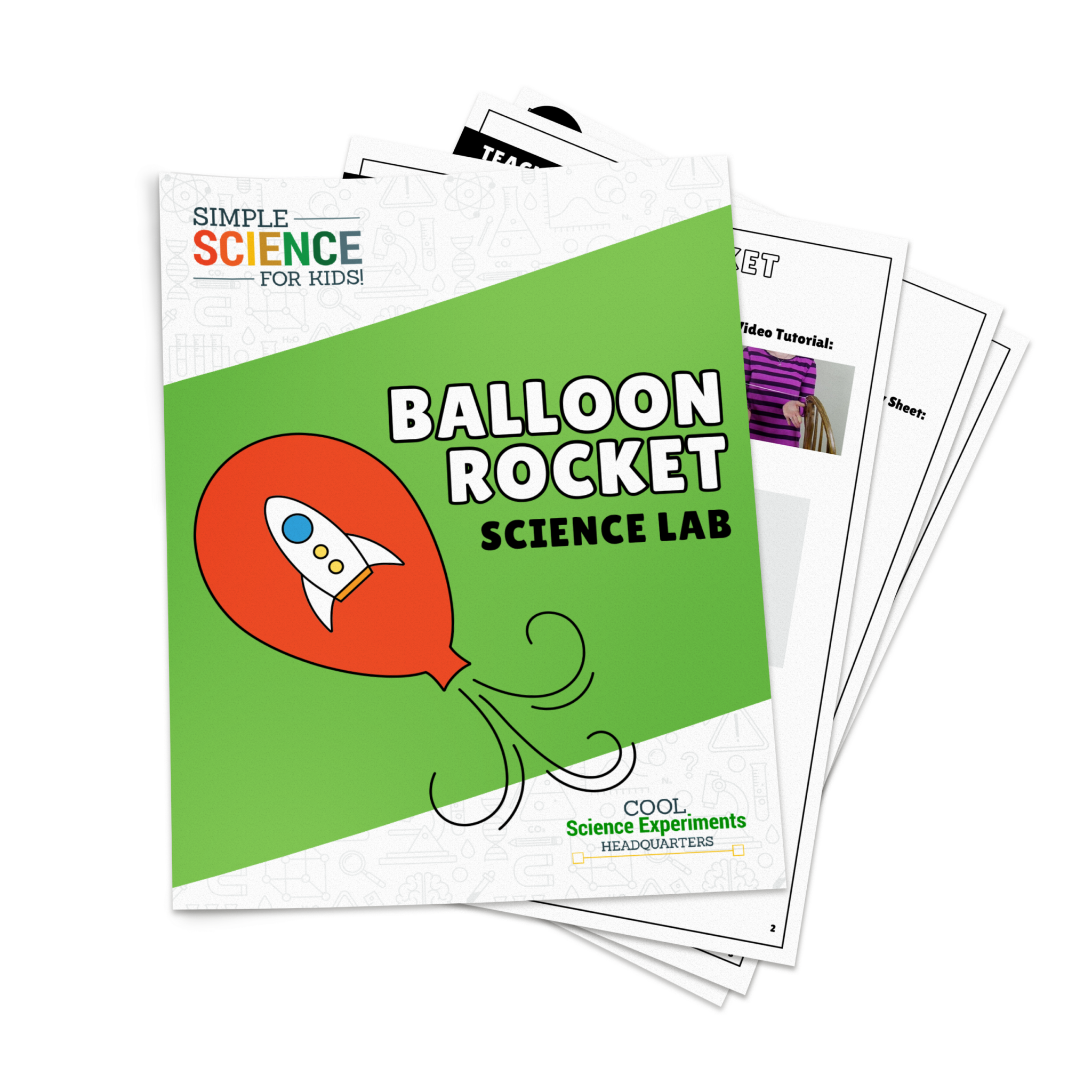 Balloon Rocket Science Lab Kit - Cool Science Experiments Headquarters