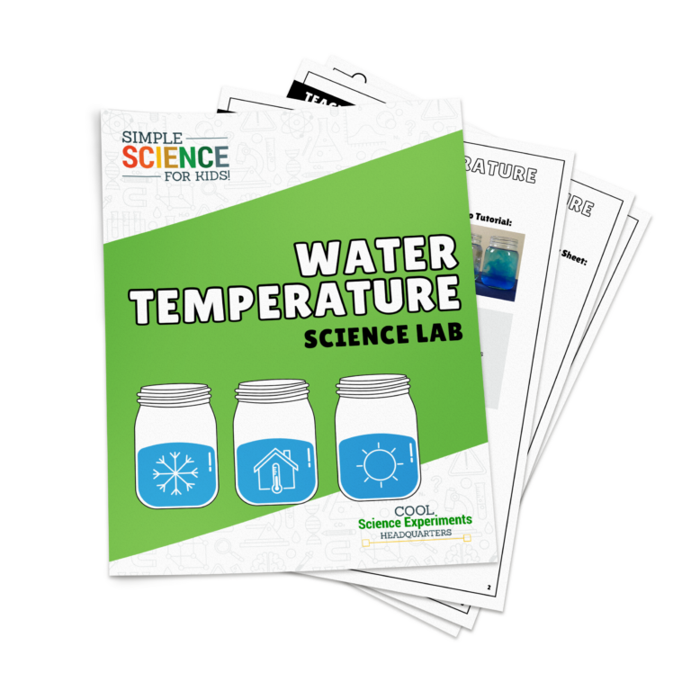 Easy Water Temperature Science Experiment + Video & Lab Kit