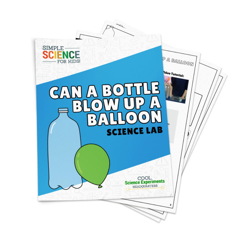 Use a Bottle to Blow-up a Balloon Science Experiment