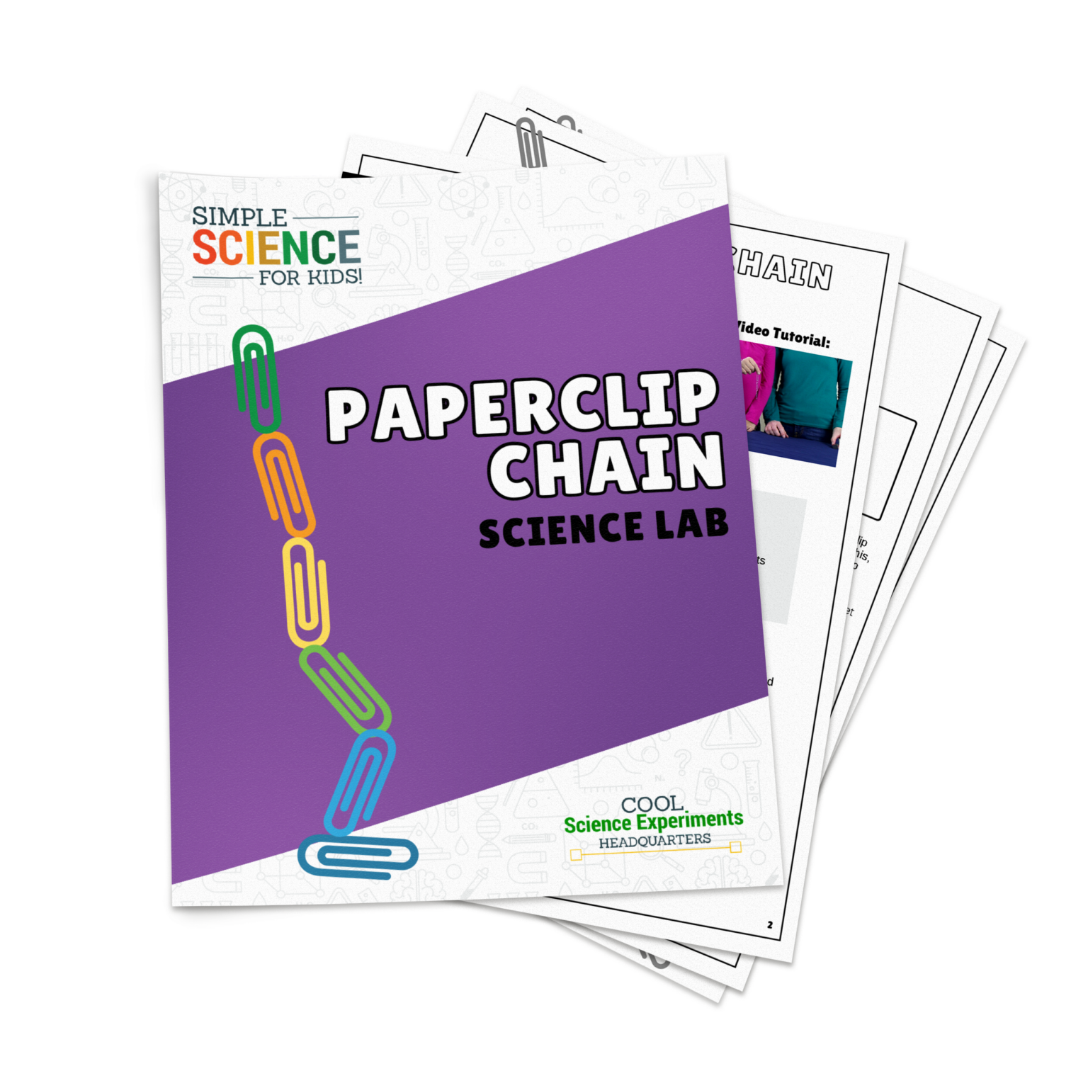 Use a Magnet to Make a Paperclip Chain Science Experiment