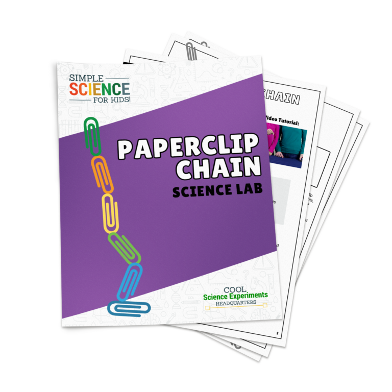 Use a Magnet to Make a Paperclip Chain Science Experiment
