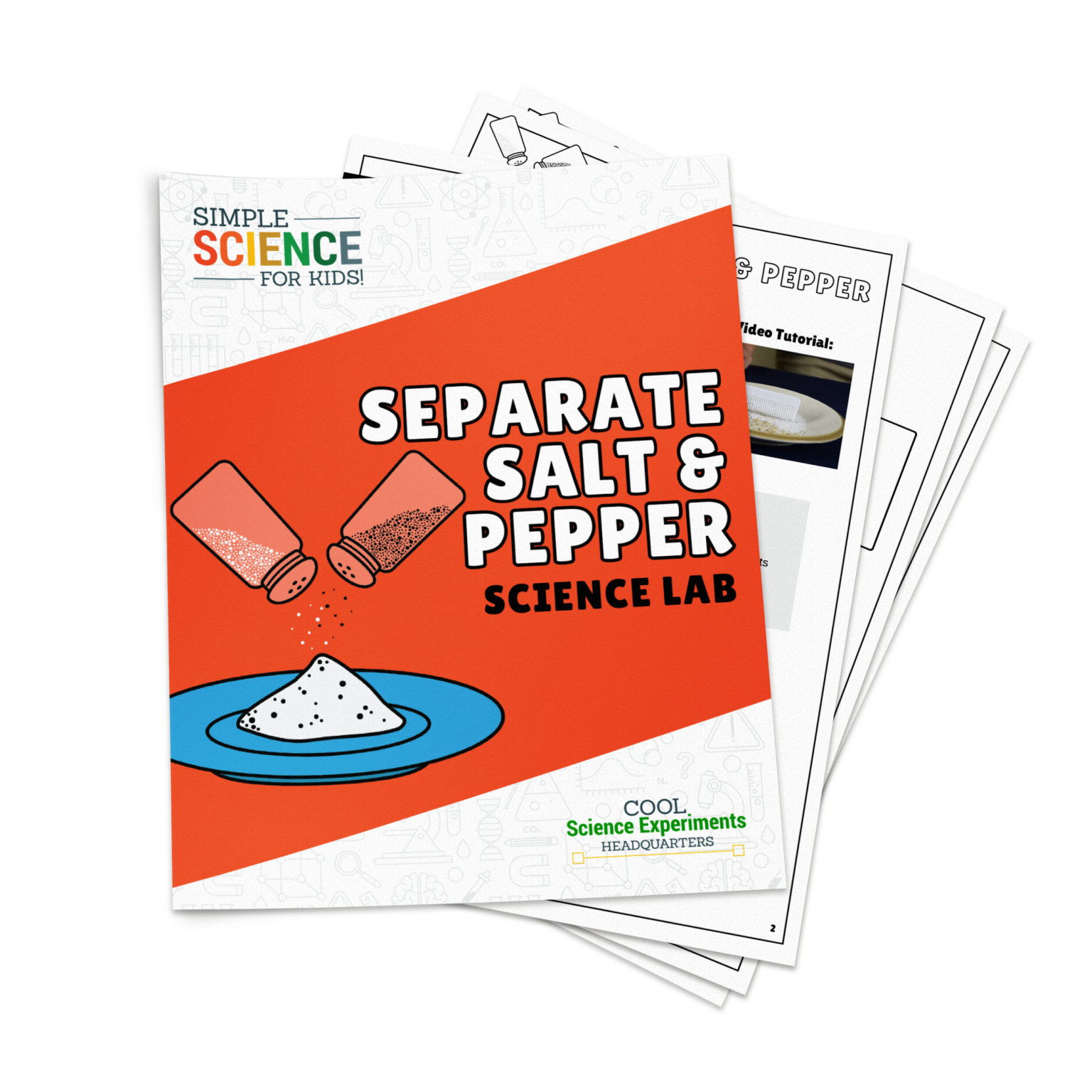 Separate Salt and Pepper Science Experiment