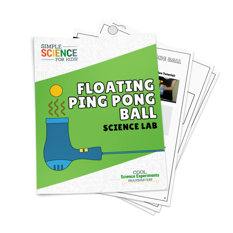 Floating Ping Pong Ball Science Experiment