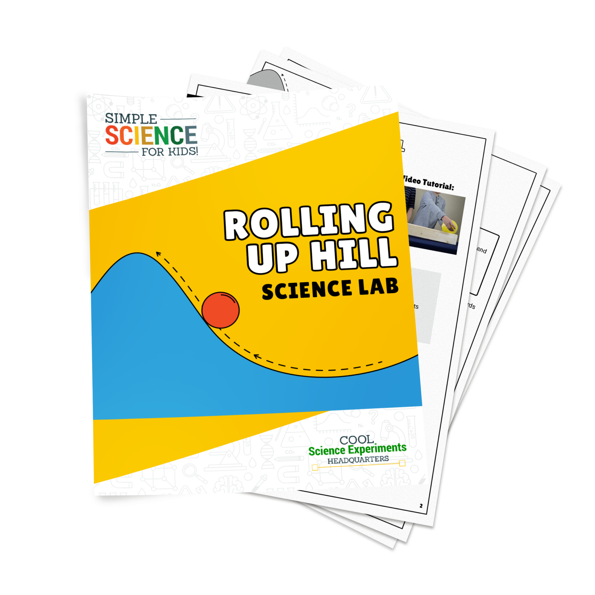 Rolling Uphill Science Experiment